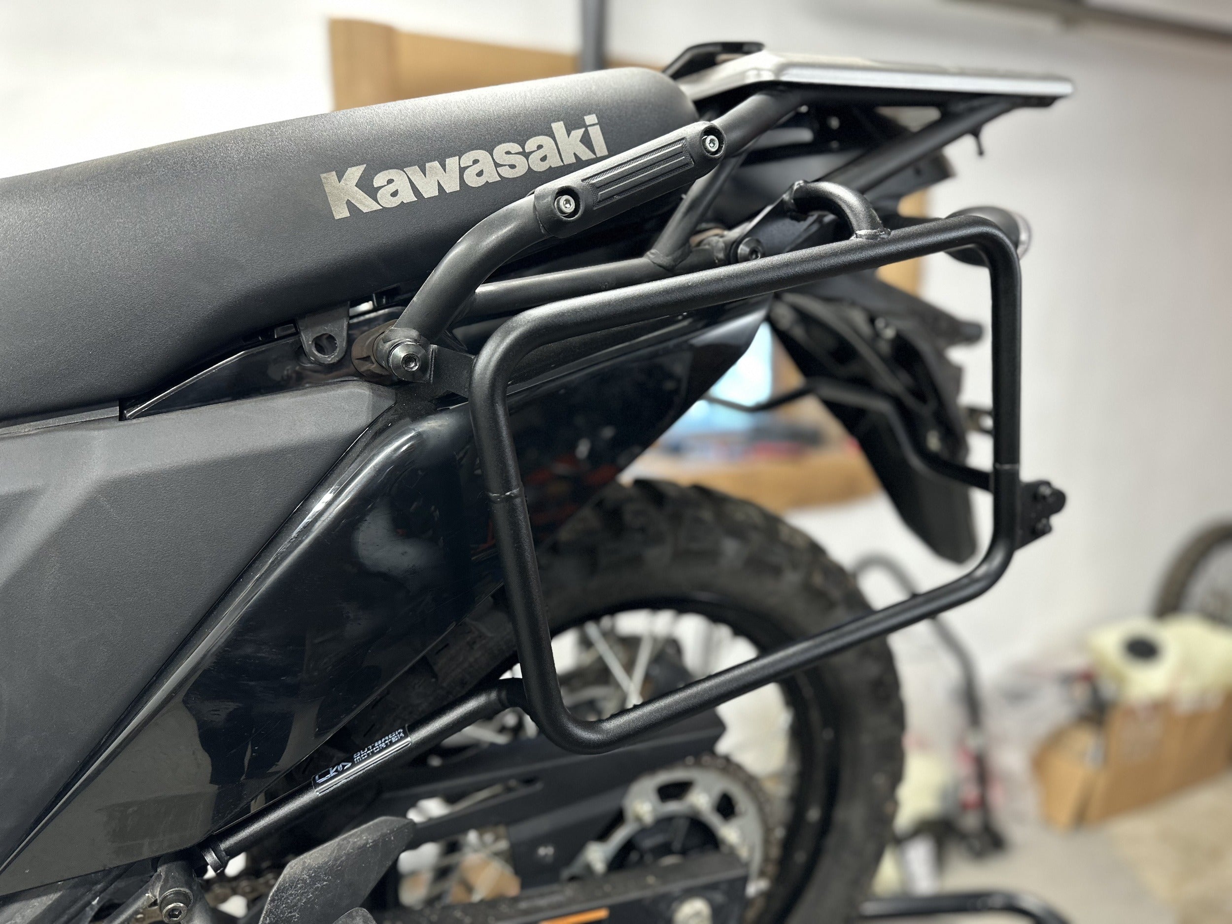 Outback Motortek Kawasaki KLR650 – Pannier Racks – Dualsport Plus